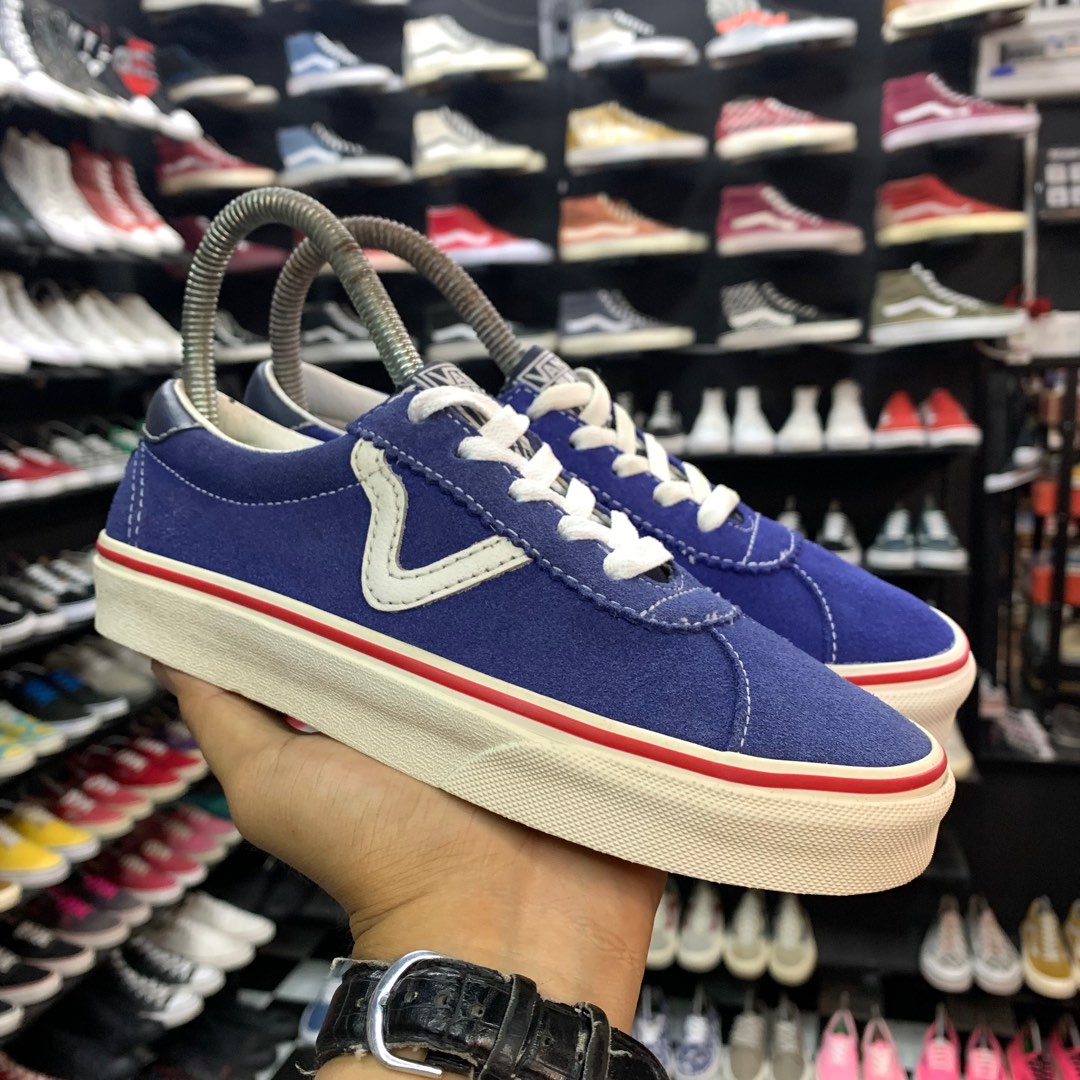 Vans Retro Sport Blue, Women's Fashion, Footwear, Sneakers on Carousell