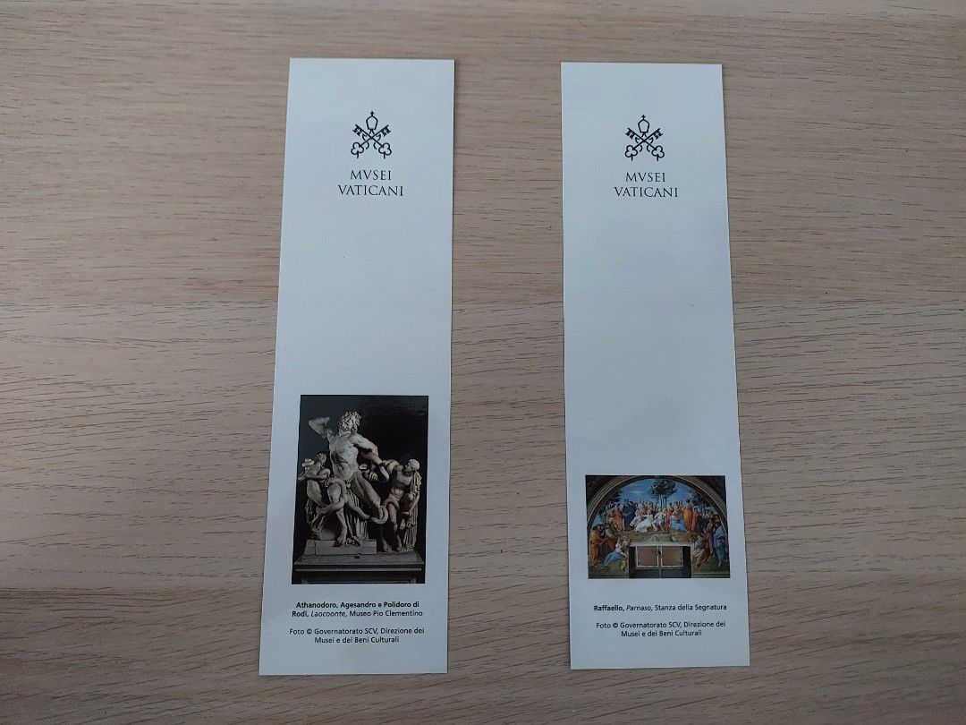 Vatican Museum bookmarks, Hobbies & Toys, Memorabilia & Collectibles ...