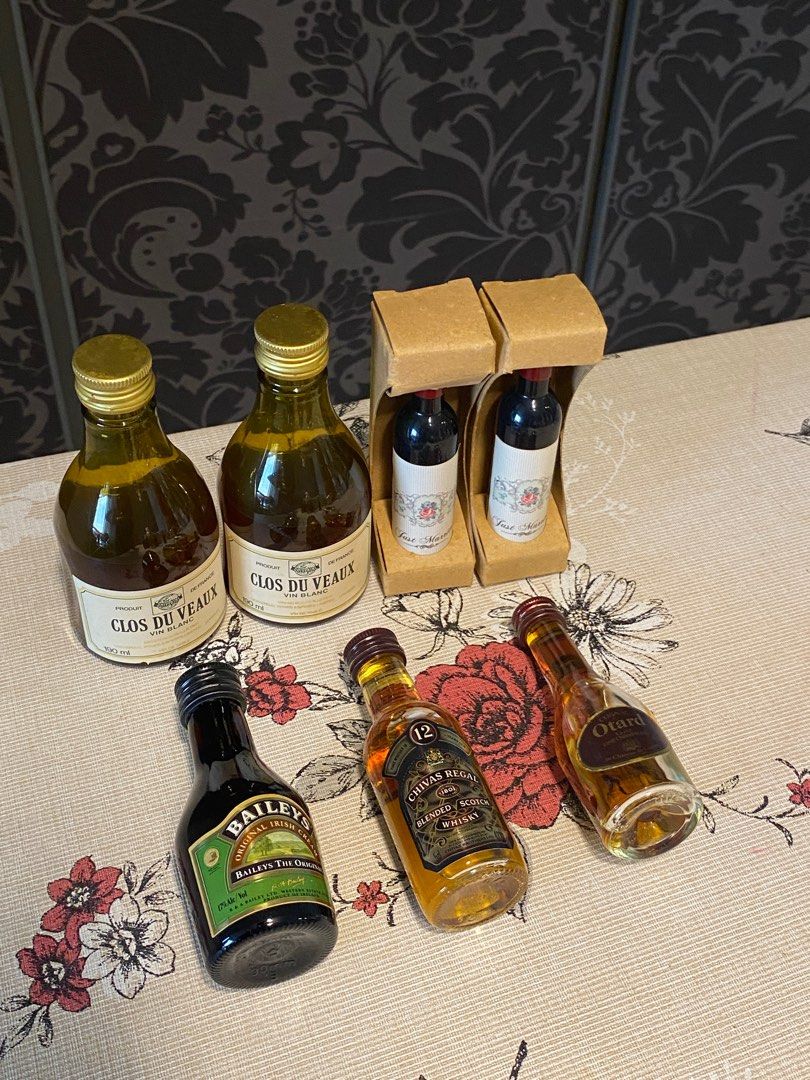 Vintage Miniature Alcohol, Food & Drinks, Alcoholic Beverages on Carousell