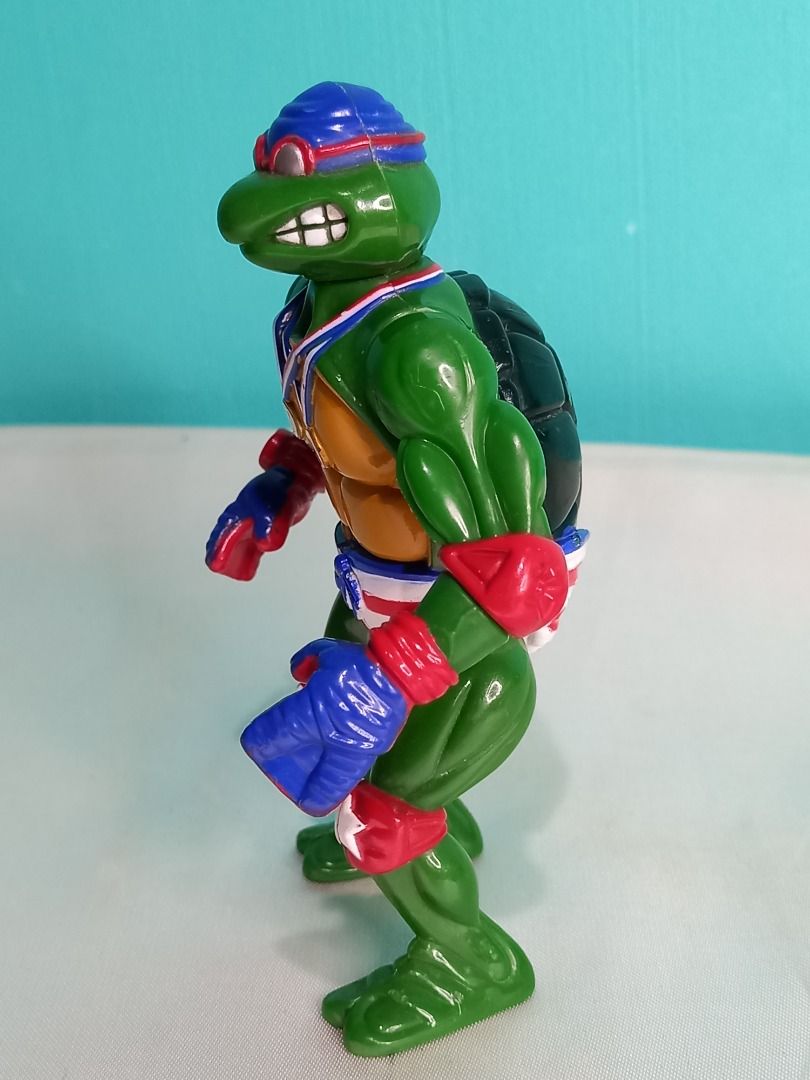 Vintage "Raphael" 1992 Mirage Studios TMNT Olympic Swimmer Figure 4.5 ...