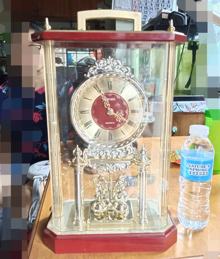 Vintage Seiko Quartz table clock Made in Japan, Furniture & Home Living ...