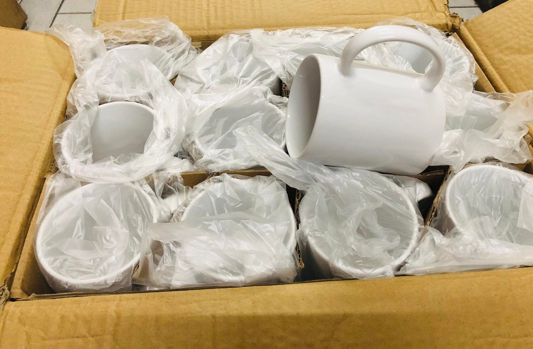 WHITE MUGS (Subli Coated) 11 oz, Everything Else, Looking For on Carousell
