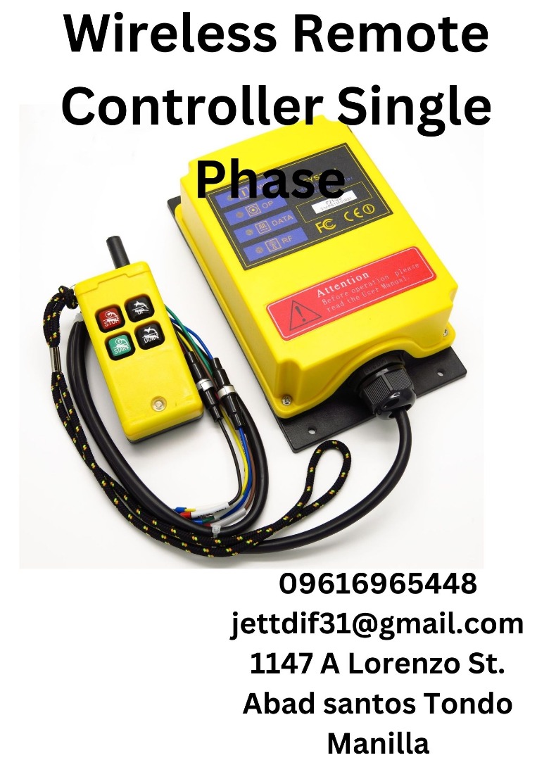 Wireless Remote Controller Single Phase, Commercial & Industrial ...