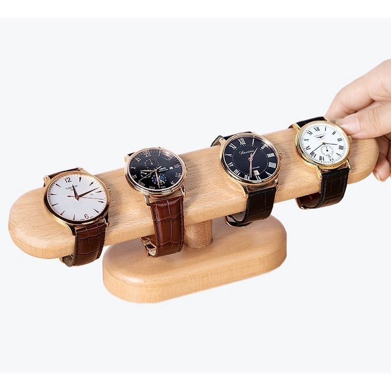 wooden watch display stand storage solid wood watch stand (watch stand ...