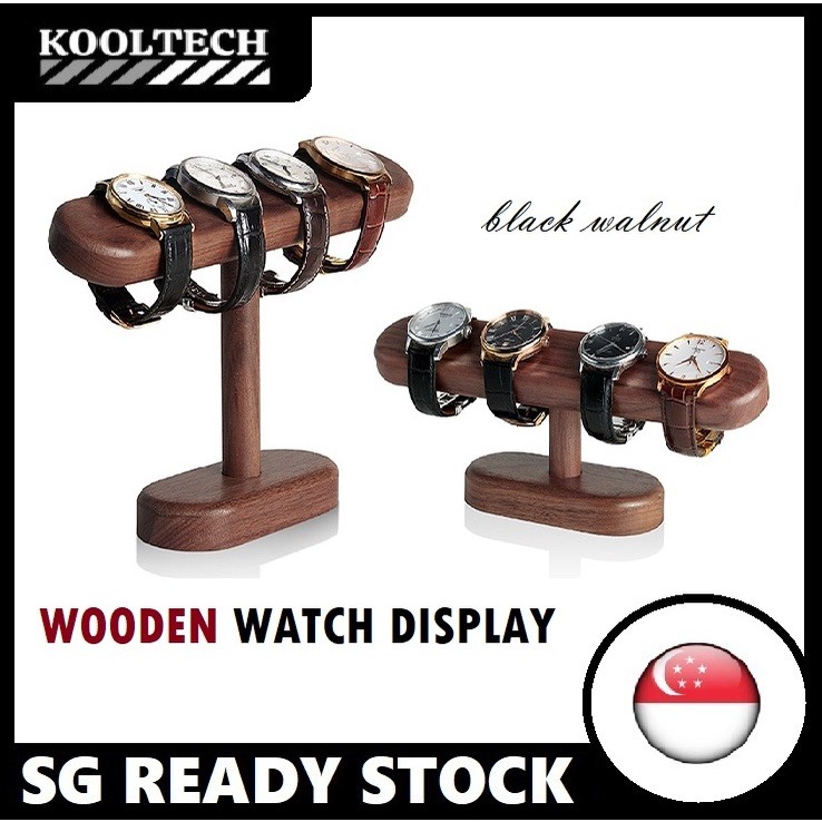 wooden watch display stand storage solid wood watch stand (watch stand ...