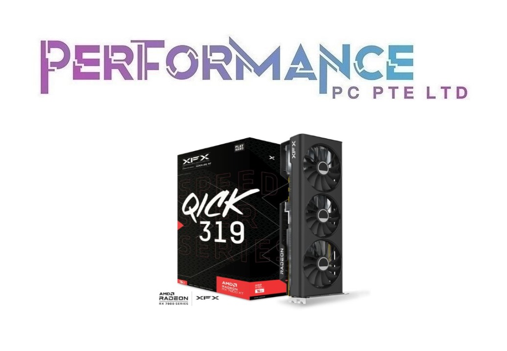 XFX Speedster QICK 319 Radeon RX 7800 XT 7800XT 16GB Core Edition (2 ...