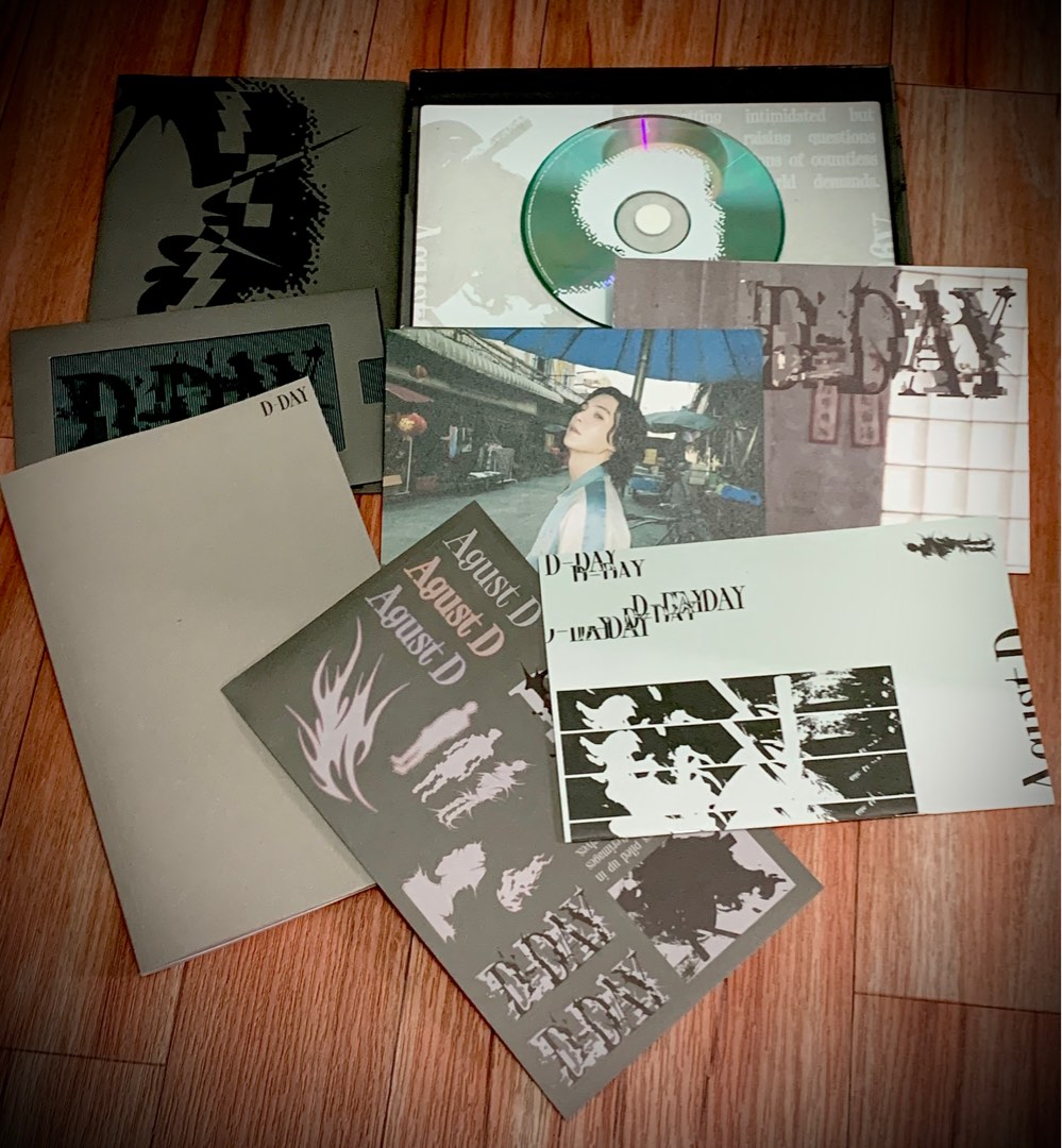 Yoongi D Day Album Unsealed, Hobbies & Toys, Memorabilia & Collectibles ...