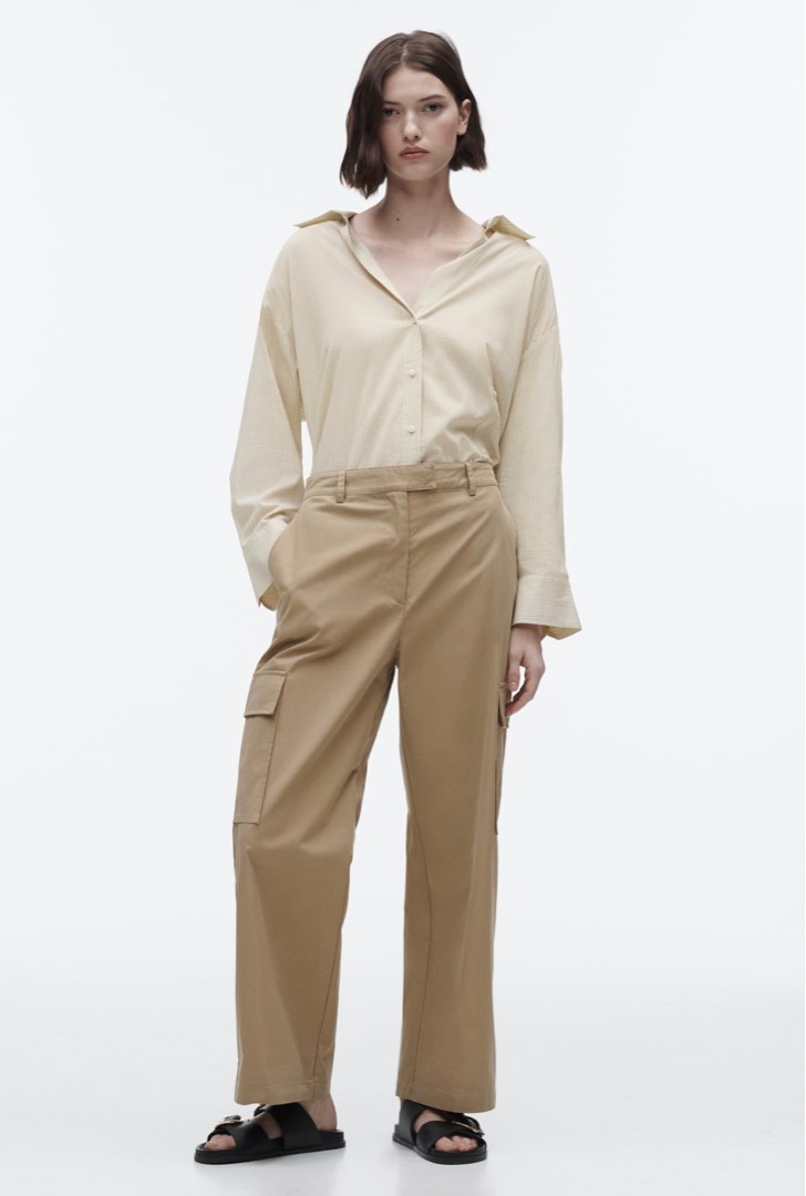Zara Cargo Trousers, Women's Fashion, Bottoms, Other Bottoms on Carousell