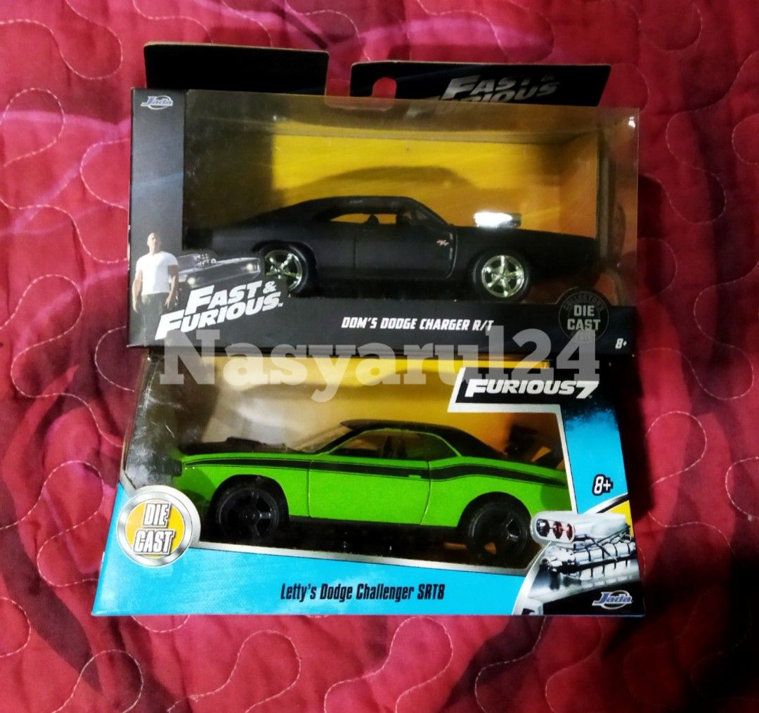 1/32 scale Fast & Furious Dodge (Dom & Letty cars), Hobbies & Toys ...