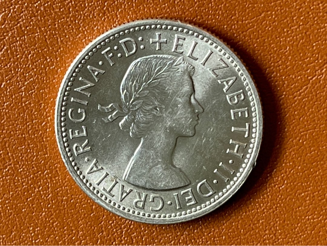 1954 Australia Queen Elizabeth II Florin Silver coin, Hobbies & Toys ...