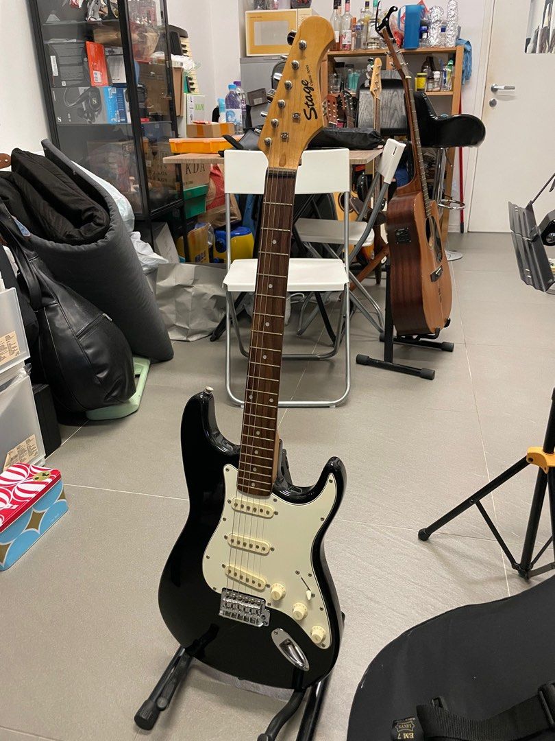 入門 電結他 stage classic series electric guitar, 興趣及遊戲, 音樂、樂器 & 配件, 樂器 ...