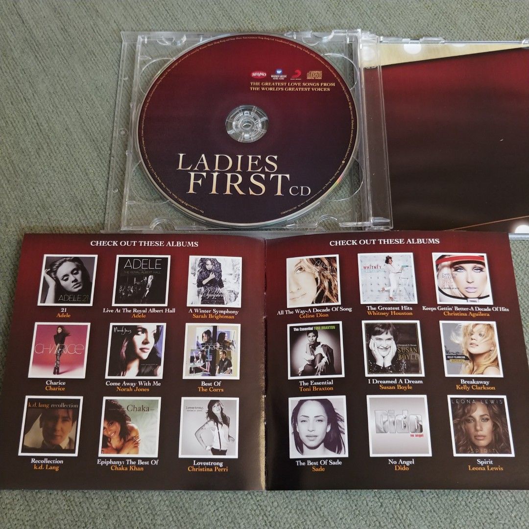 Ladies First CD 經典 流行 搖滾 發燒 爵士 女聲精選, 興趣及遊戲, 音樂、樂器 & 配件, 音樂與媒體 - CD 及 ...