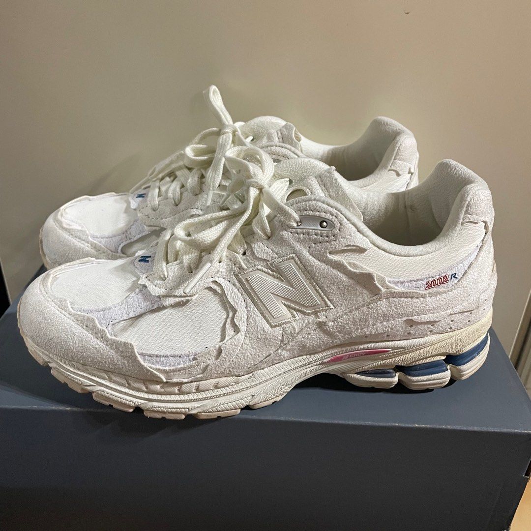 台灣公司貨 new balance Nb 2002R(M2002RDC)破壞白 海鹽白 尺寸 US6.5(24.5cm), 她的時尚, 鞋類 ...