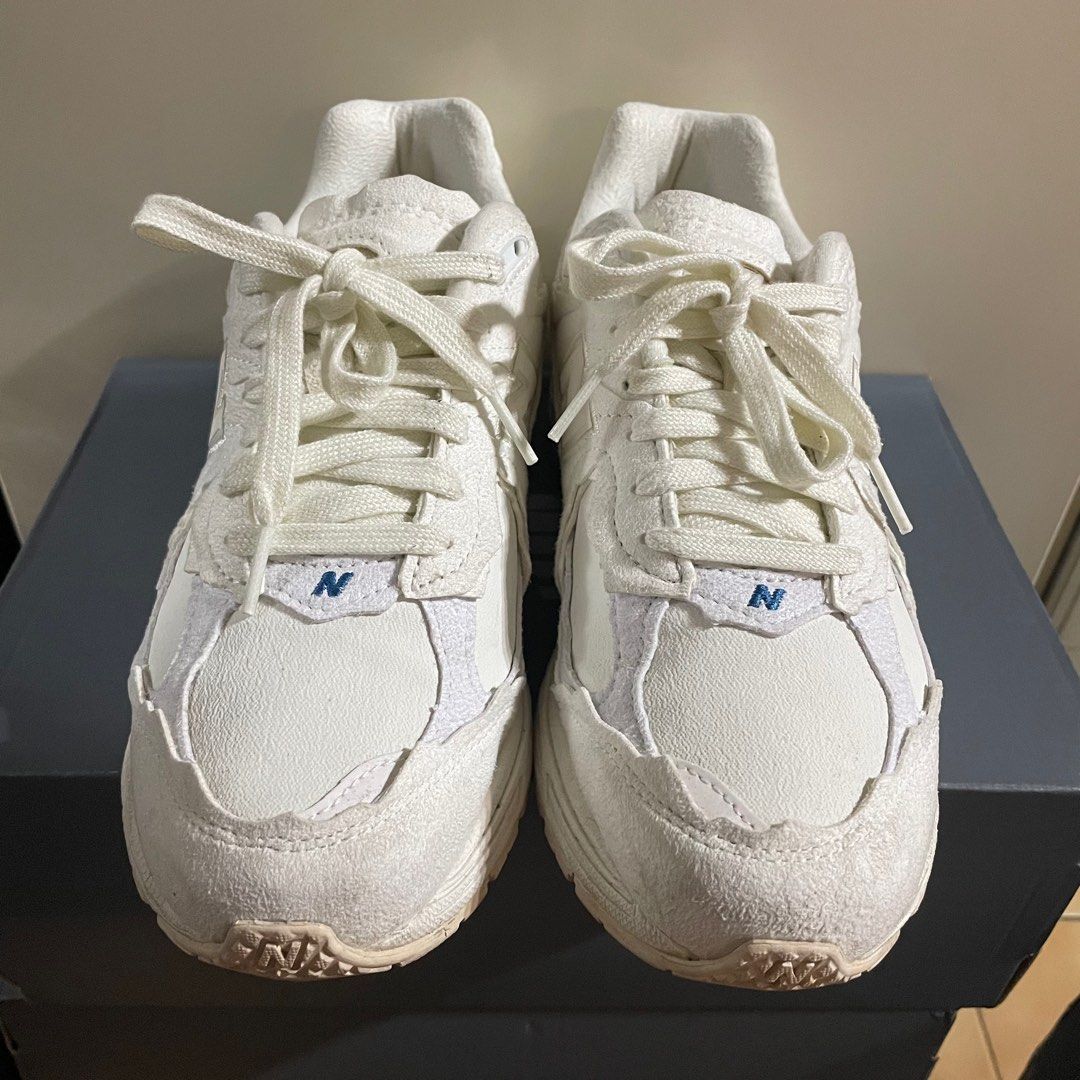 台灣公司貨 new balance Nb 2002R(M2002RDC)破壞白 海鹽白 尺寸 US6.5(24.5cm), 她的時尚, 鞋類 ...
