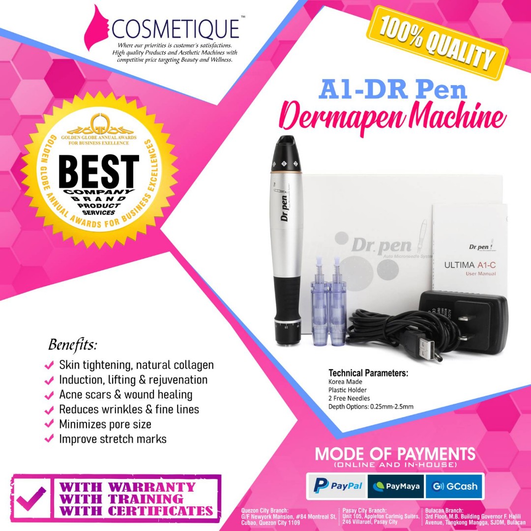 A1 DR PEN Dermapen Machine, Beauty & Personal Care, Face, Face Care on ...