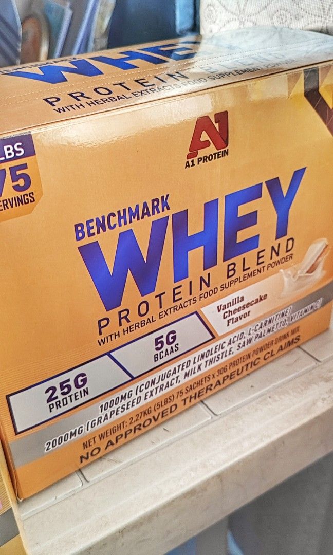 A1 whey benchmark, Health & Nutrition, Health Supplements, Sports ...