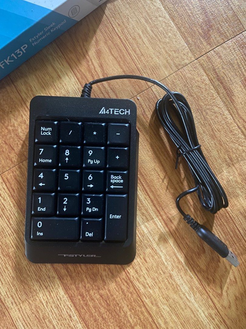 A4 Tech FK13P Number Keyboard, Computers & Tech, Parts & Accessories, Computer Keyboard on Carousell