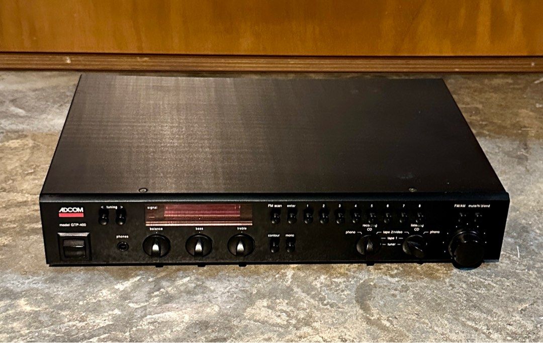 Adcom GTP-400 Tuner Pre Amplifier, Audio, Soundbars, Speakers ...
