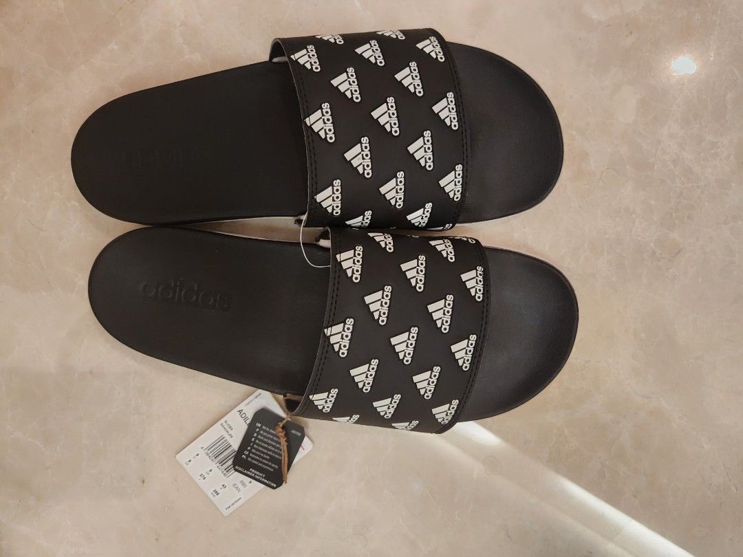 New Adidas Slides, Men's Fashion, Footwear, Flipflops and Slides on ...