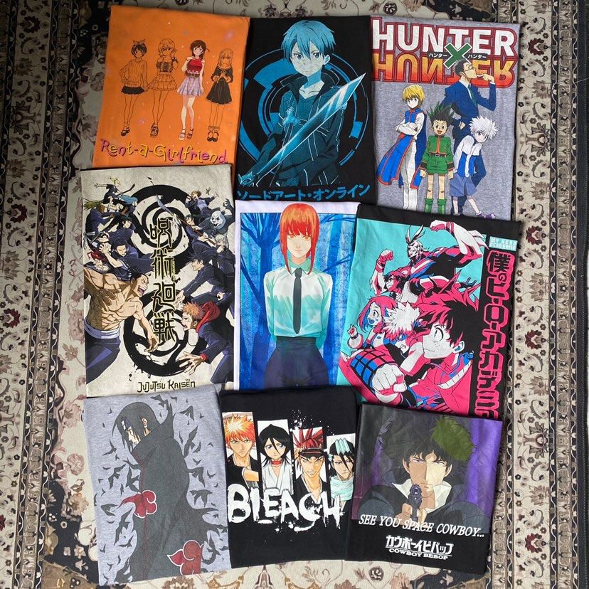 Anime, streetwear, naruto, one piece, chainsawman, hunterxhunter ...