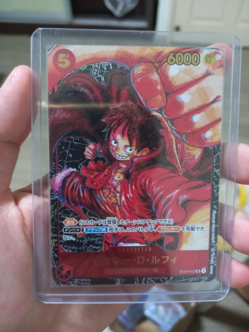 Anniversary Luffy Op5 One Piece TCG Card Parallel AA, Hobbies & Toys ...