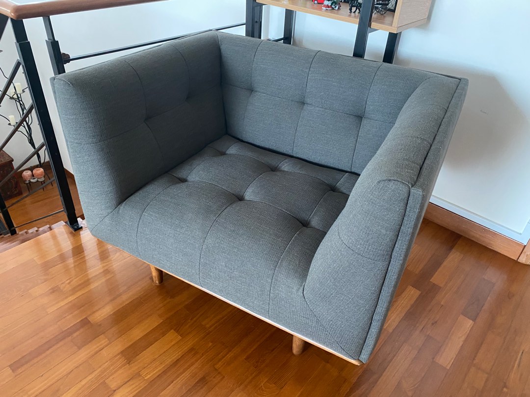 Large Accent Chair - Castlery, Furniture & Home Living, Furniture ...