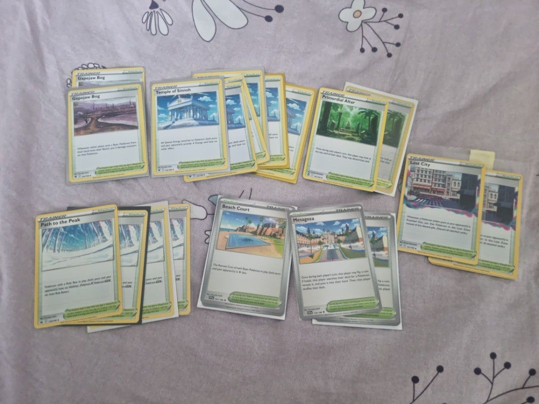 Beach Court, Mesagoza, Artazon, Collapsed Stadium, Tenple of Sinnoh ...