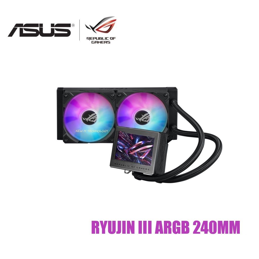 ASUS ROG RYUJIN 360 mm & RYUJIN II & III 240 mm / 360 mm ARGB AIO ...