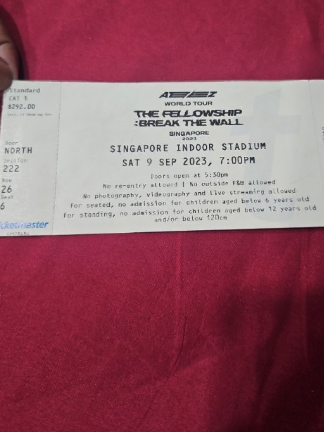 ATEEZ World Tour, Tickets & Vouchers, Event Tickets on Carousell