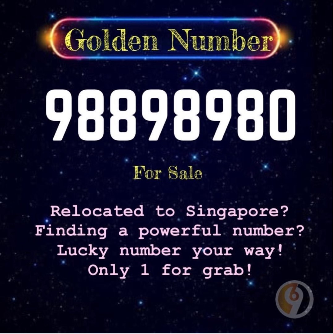 Auspicious Lucky Boss Golden Mobile Number, Mobile Phones & Gadgets ...