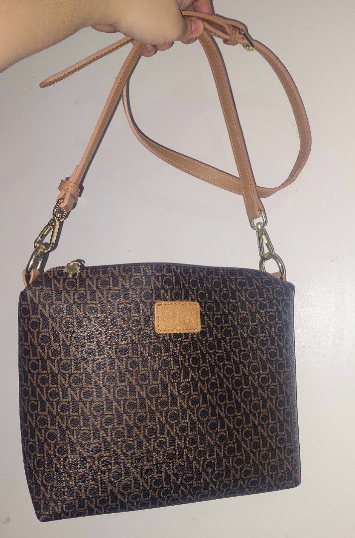 AUTHENTIC CLN Structured Shoulder Bag (with FREE Sling Bag), Women's ...