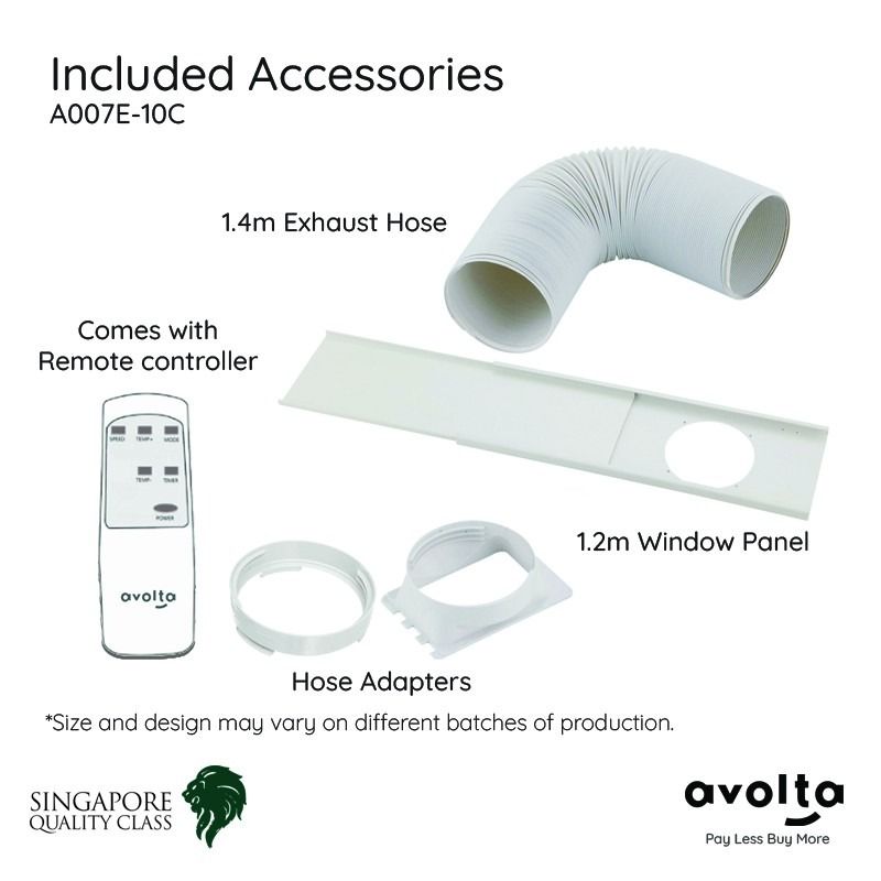 Avolta A007E-10C 3-IN-1 Portable Aircon, TV & Home Appliances, Air ...