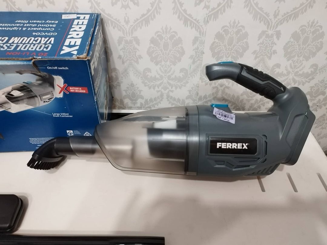 b. FERREX Cordless Stick Vacuum Cleaner, Furniture & Home Living ...