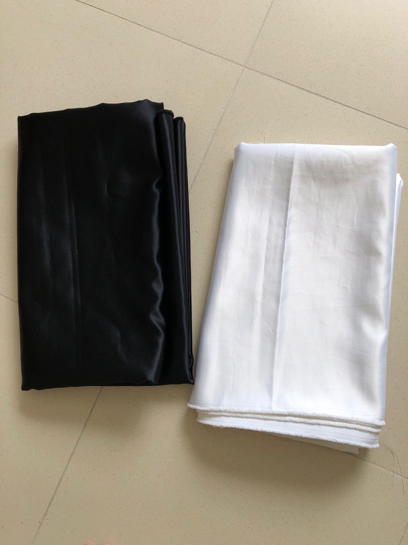 Backdrop Cloth Black and White, Photography, Photography Accessories ...