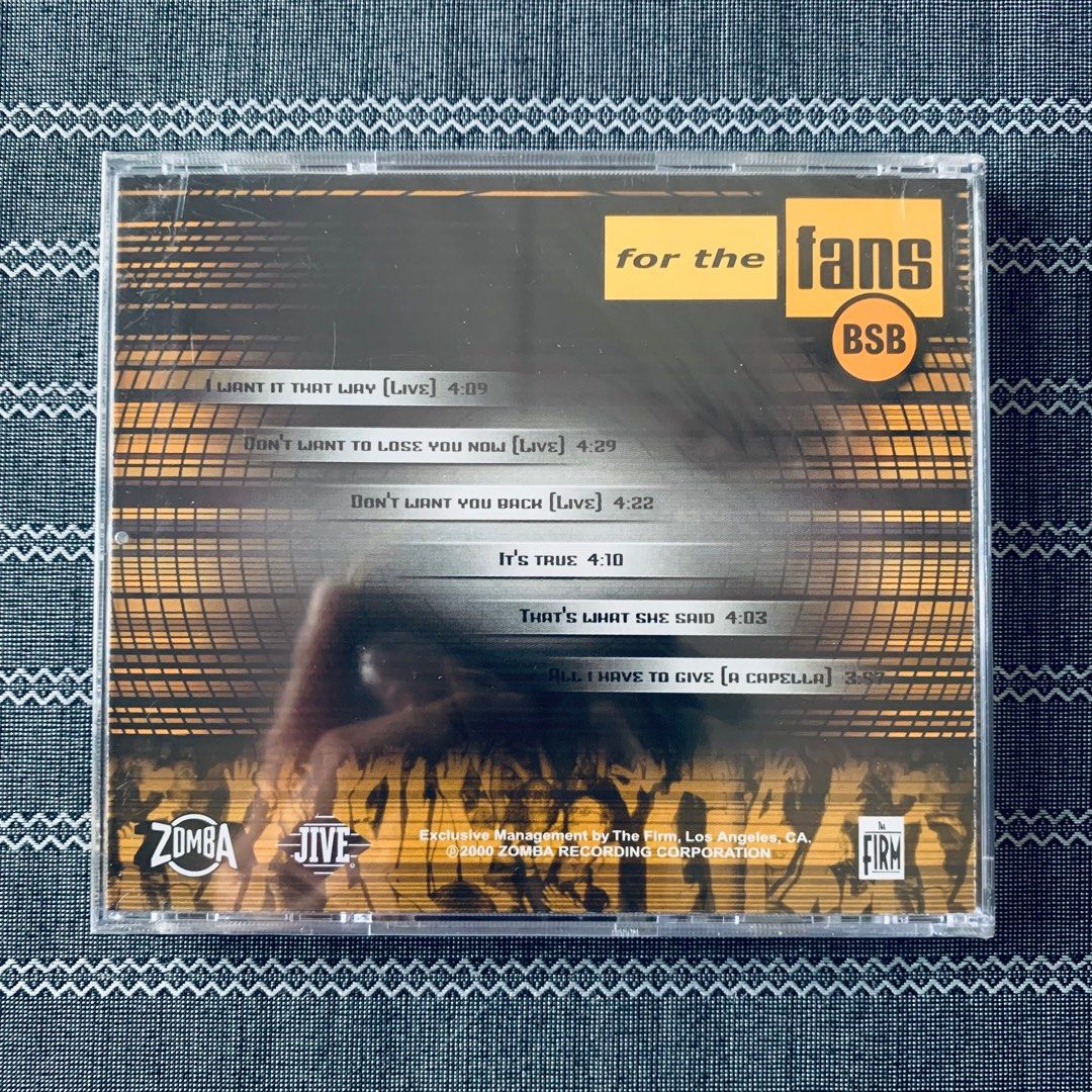 Backstreet Boys - For The Fans 3 [Imported Edition] CD, Hobbies & Toys ...