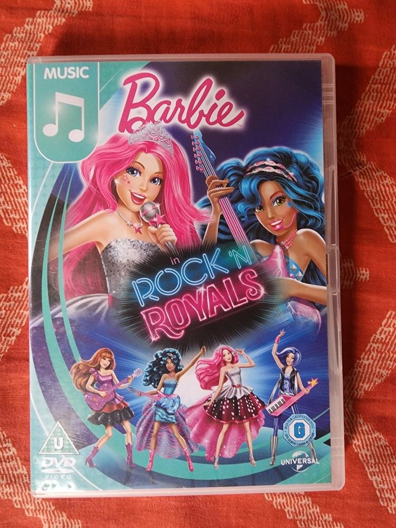 Barbie dvd Rock n royals, Hobbies & Toys, Music & Media, CDs & DVDs on ...