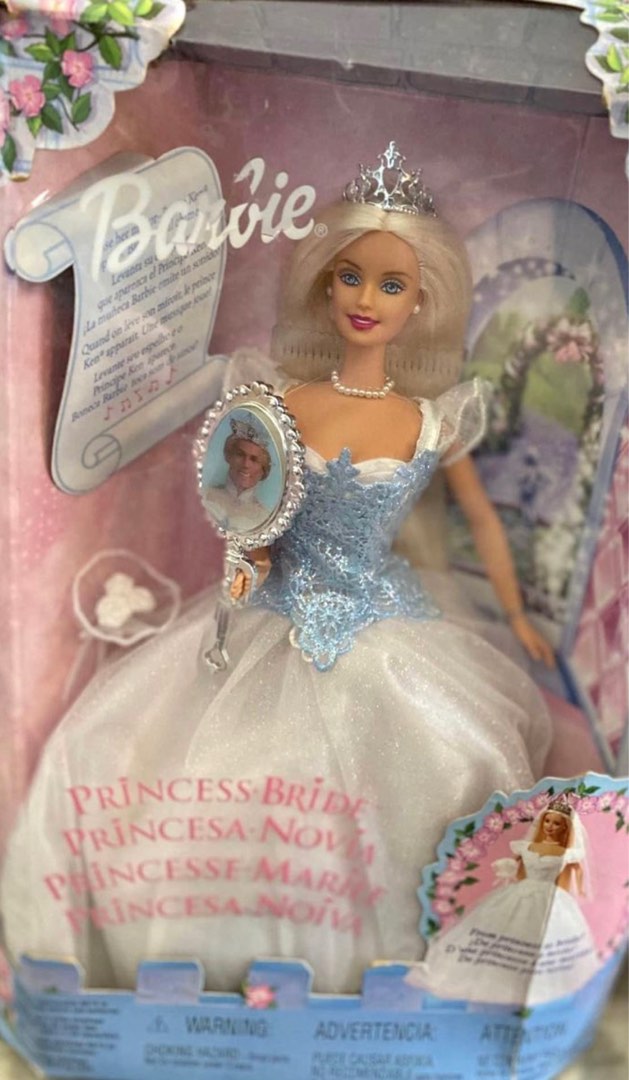 Barbie Princess Bride 2000, Hobbies & Toys, Toys & Games on Carousell