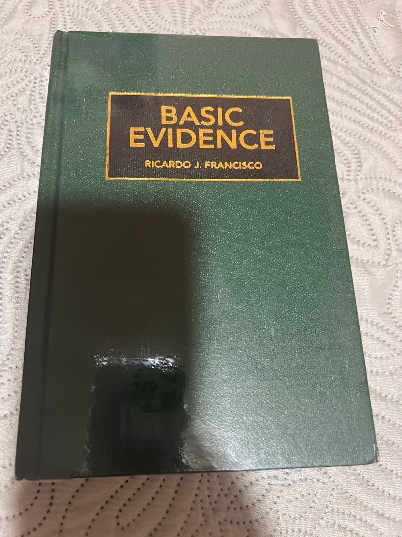 Basic Evidence Ricardo J. Francisco 2017, Hobbies & Toys, Books & Magazines, Textbooks on Carousell