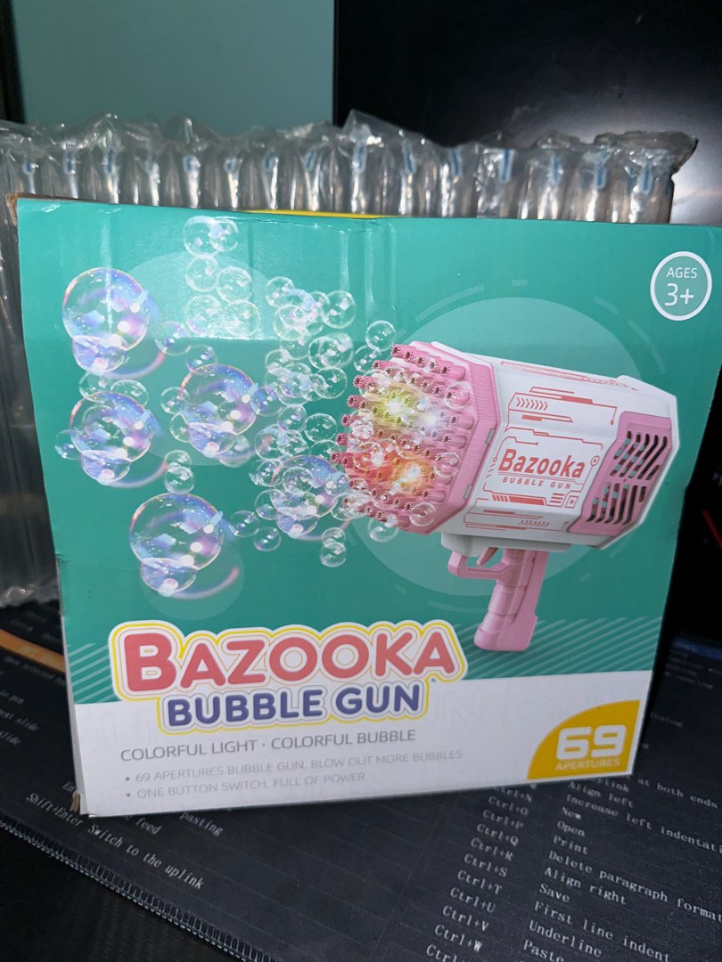 Bazooka Bubble Gun, Hobbies & Toys, Toys & Games on Carousell