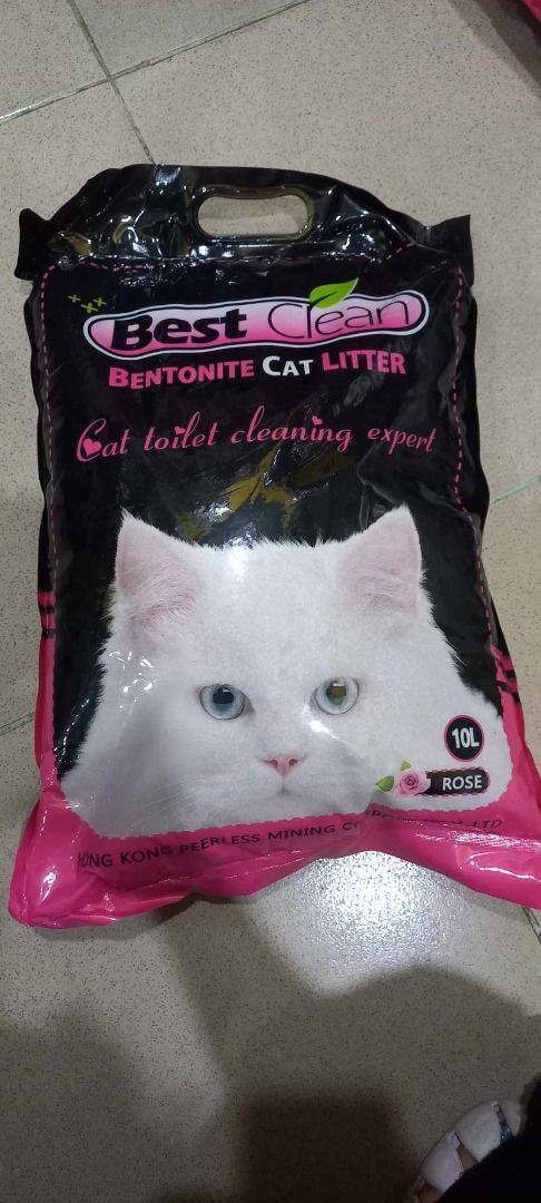 Best Clean bentonite Cat litter Rose, Pet Supplies, Health & Grooming ...
