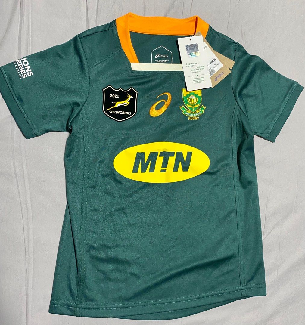 Boys Springbok Rugby Jersey - Age 7-8, Men's Fashion, Activewear on ...