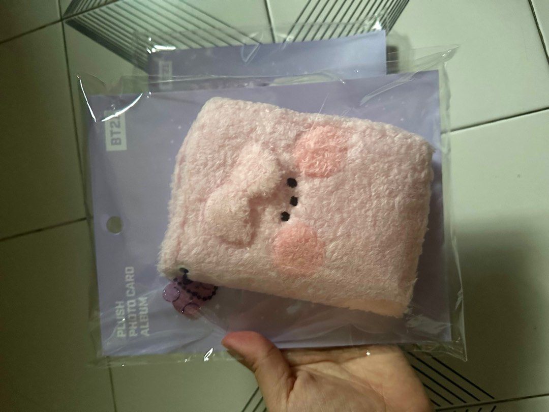 BT21 Minini twinkle plush photo card album, Hobbies & Toys, Memorabilia ...