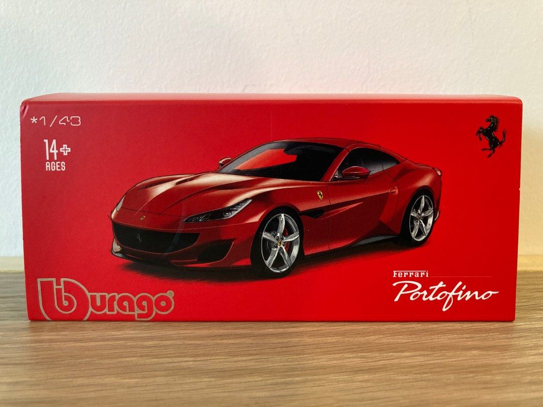 Burago signature series Ferrari Portofino 1/43, Hobbies & Toys, Toys ...