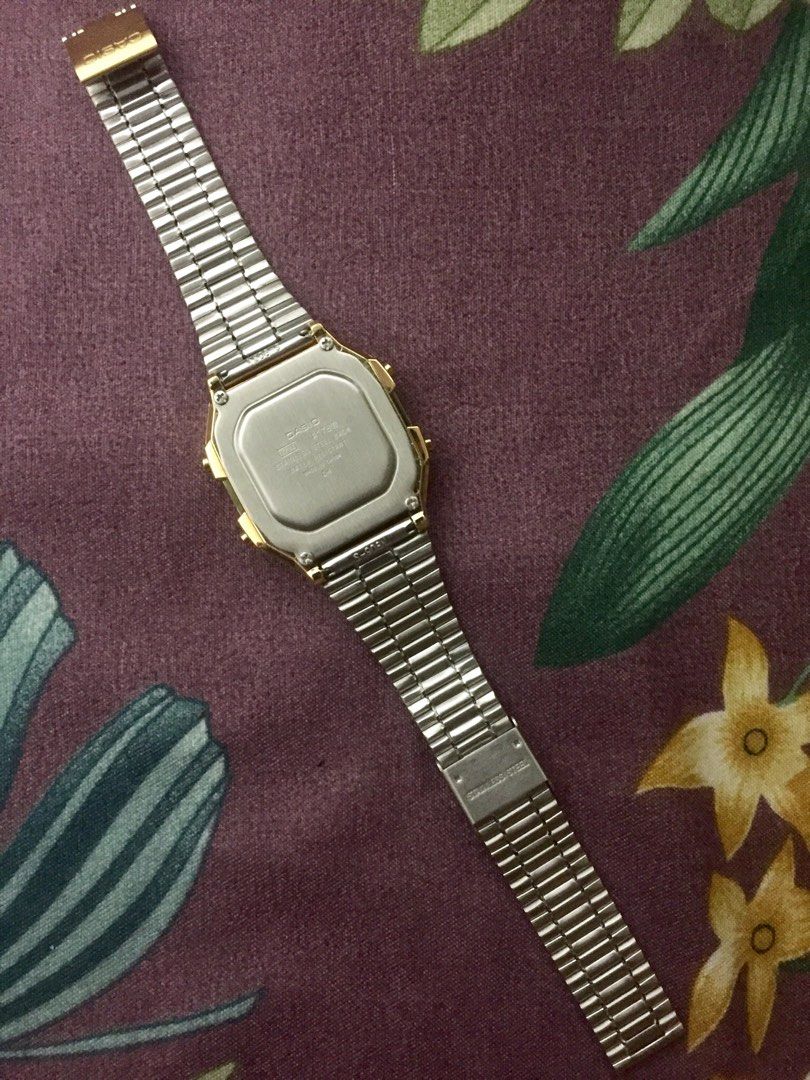 Casio A178W Gold Digital Watch A178WGA-1A (Unisex), Women's Fashion ...