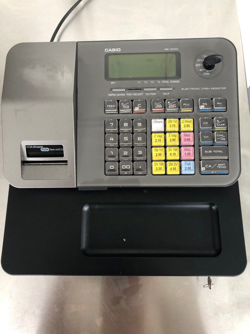Casio Cash Register SE S100, Computers & Tech, Office & Business ...