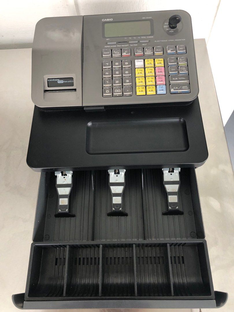 Casio Cash Register SE S100, Computers & Tech, Office & Business ...
