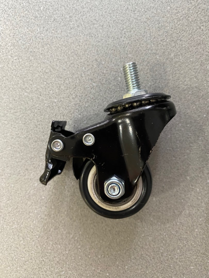 M8 Castor wheels 1 set of 4, Furniture & Home Living, Home Improvement ...