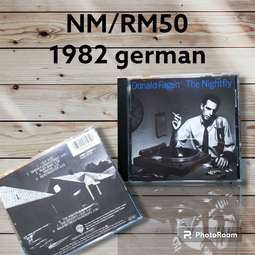 CD / 1982 german - DONALD FAGEN - THE NIGHTFLY 1982, Hobbies & Toys ...