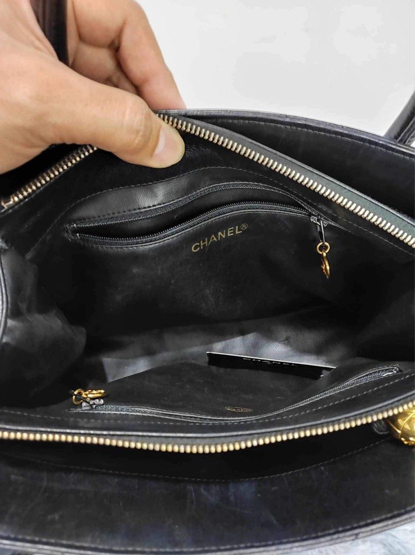 Chanel Two Way Bag with Entrupy Certificate of Authenticity, Luxury ...