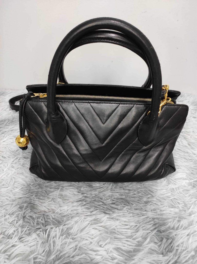 Chanel Two Way Bag with Entrupy Certificate of Authenticity, Luxury ...